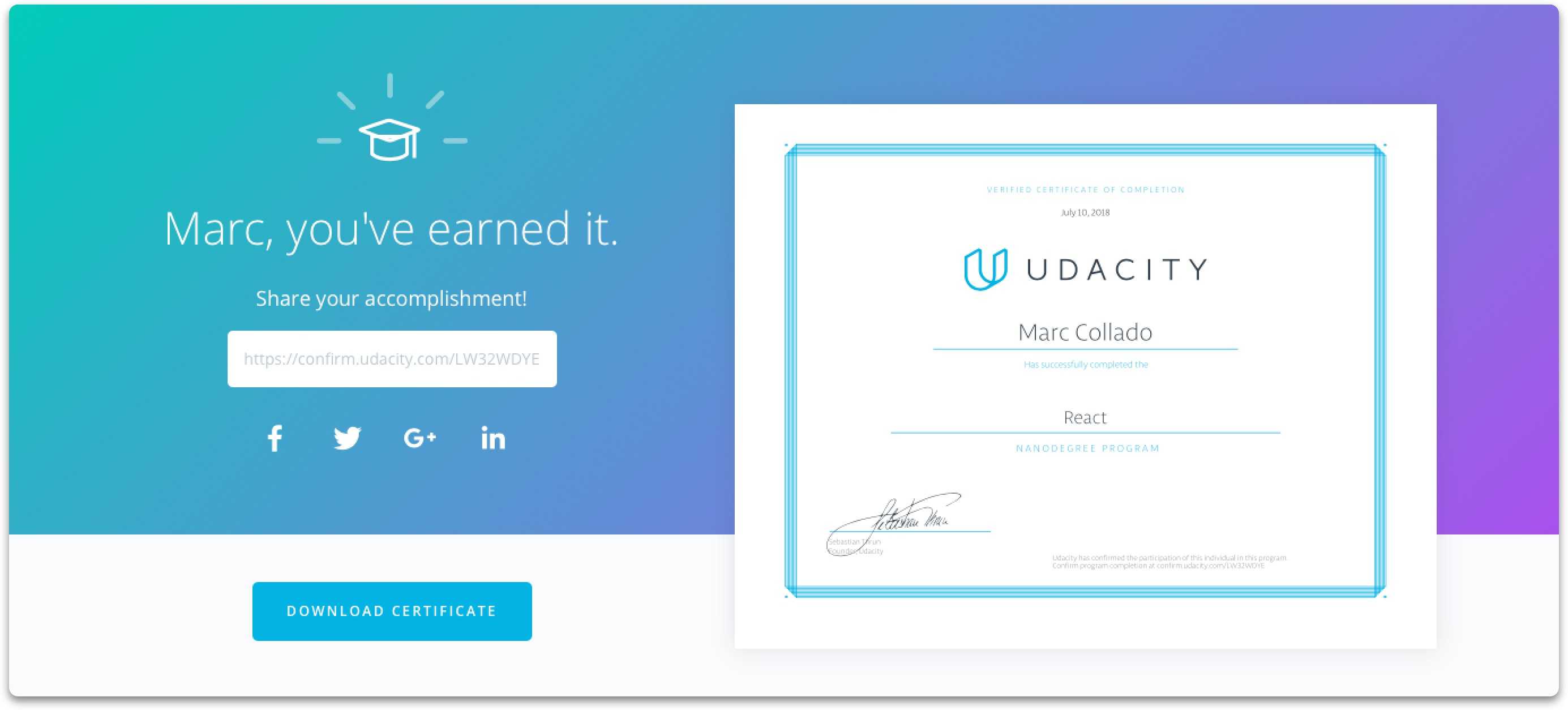 Udacity React Developer Nanodegree — By Marc Collado